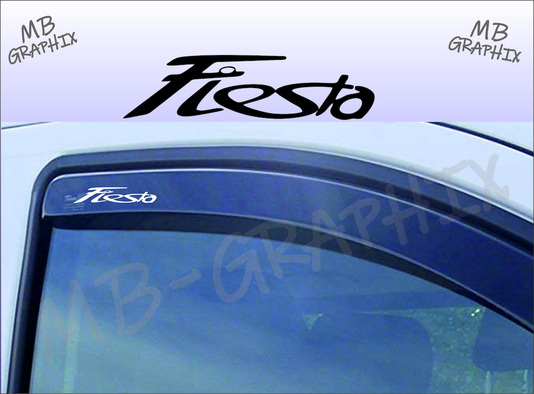 FIESTA WIND DEFLECTOR Stickers X 2 St Line St - Etsy UK