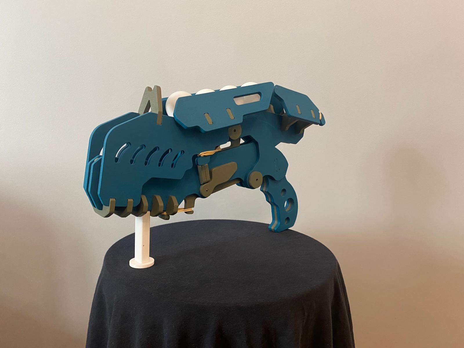 Ping Pong Gun, Plywood Pistol, Rubber Band Gun - Etsy