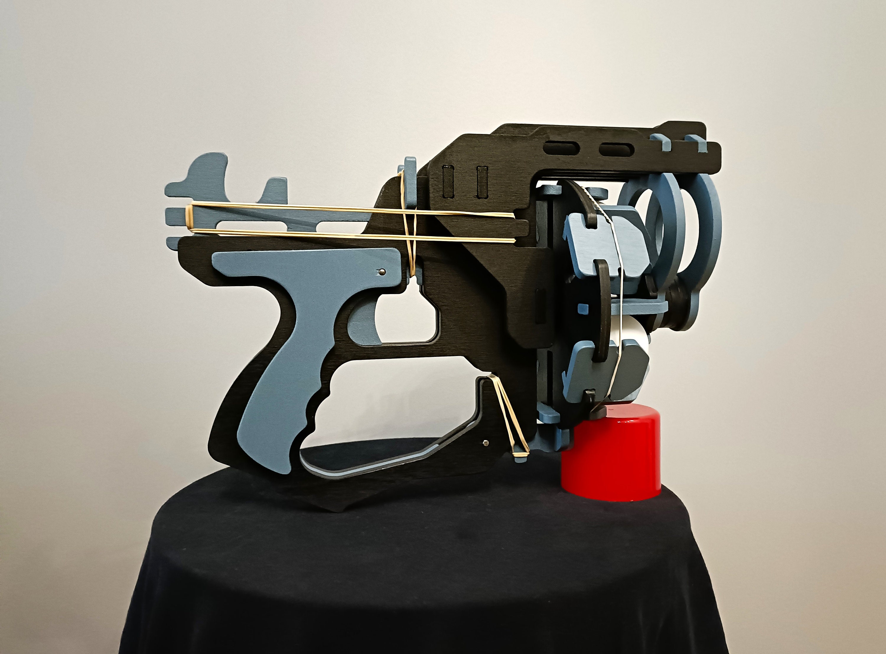 Ping Pong Gun, Plywood Pistol, Revolver, Rubber Band Gun - Etsy