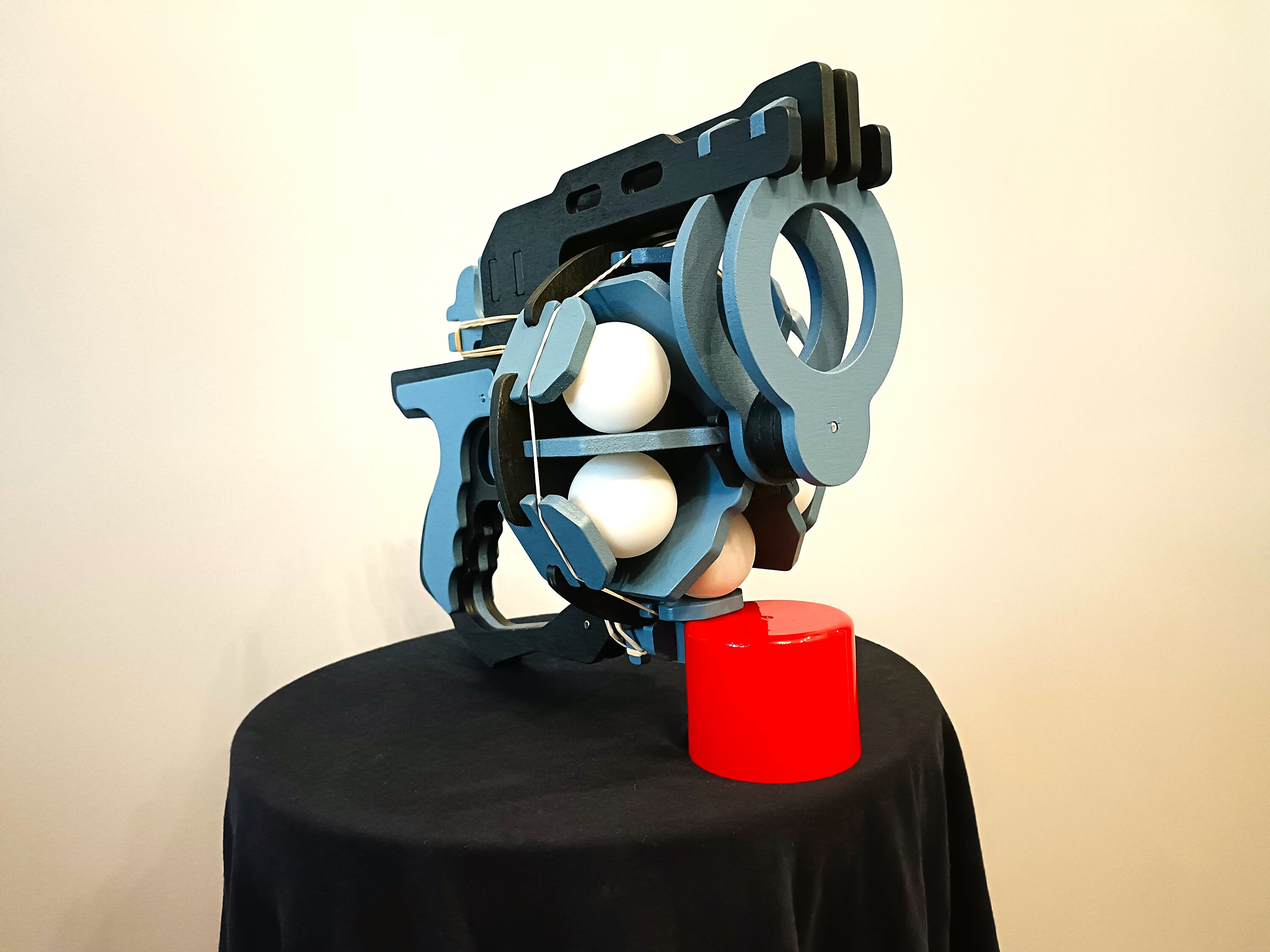 Ping Pong Gun, Plywood Pistol, Revolver, Rubber Band Gun - Etsy