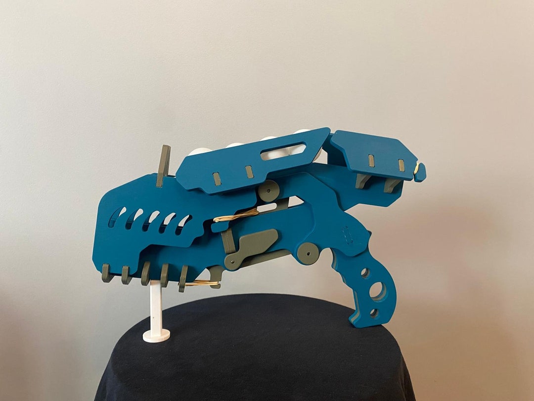 Ping Pong Gun, Plywood Pistol, Rubber Band Gun - Etsy