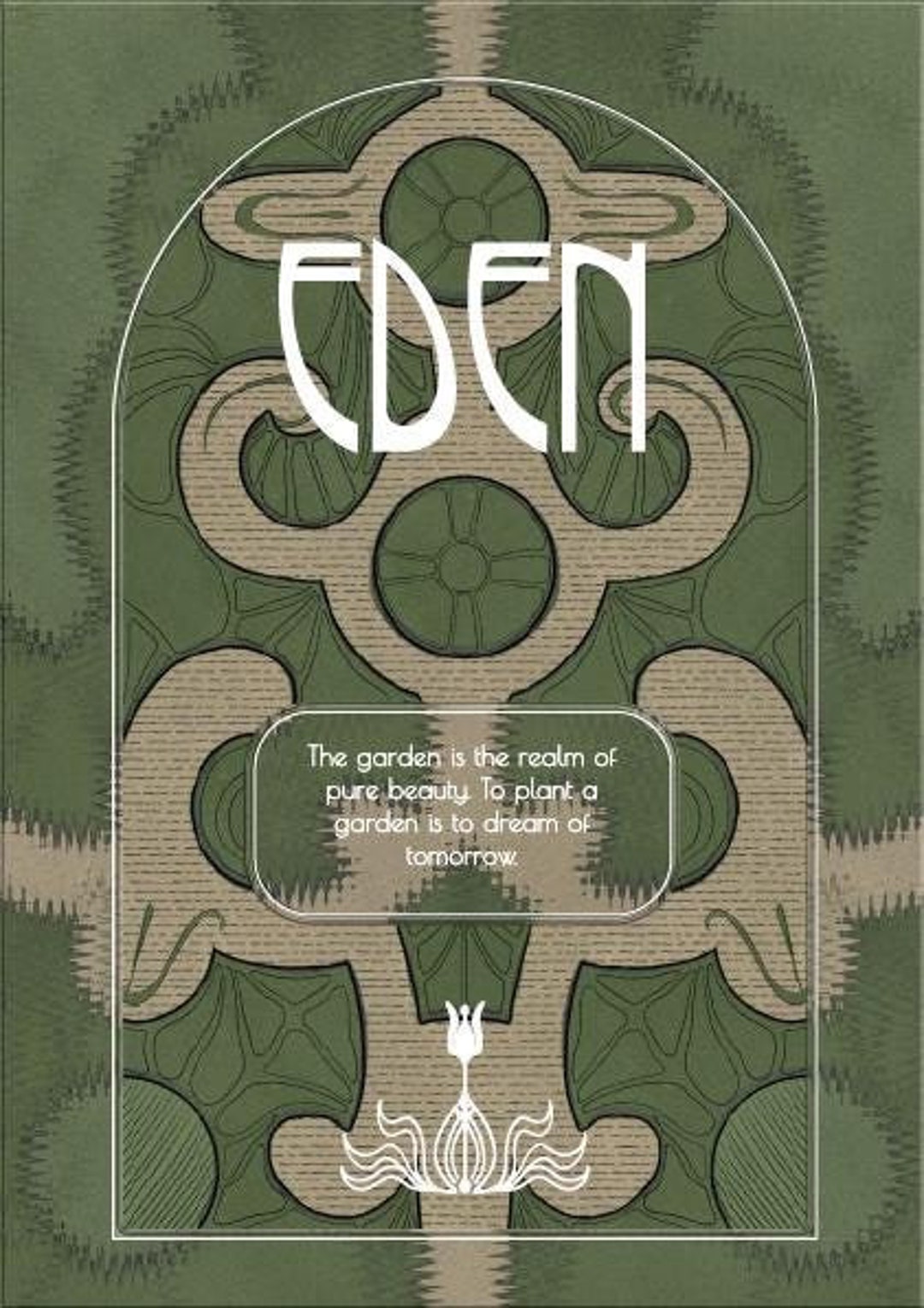 Garden of Eden Poster - Etsy