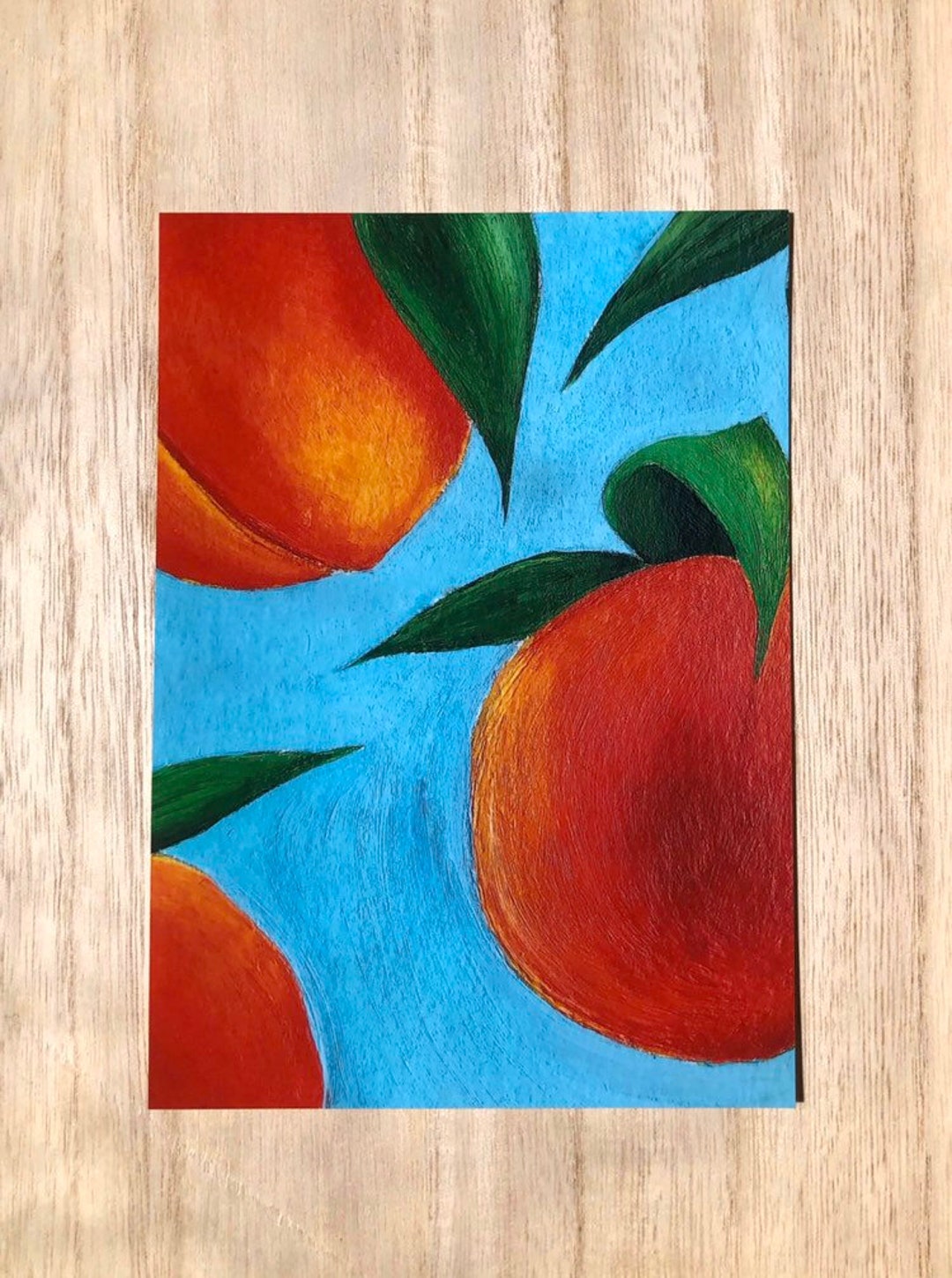 Original Peach Print - Etsy
