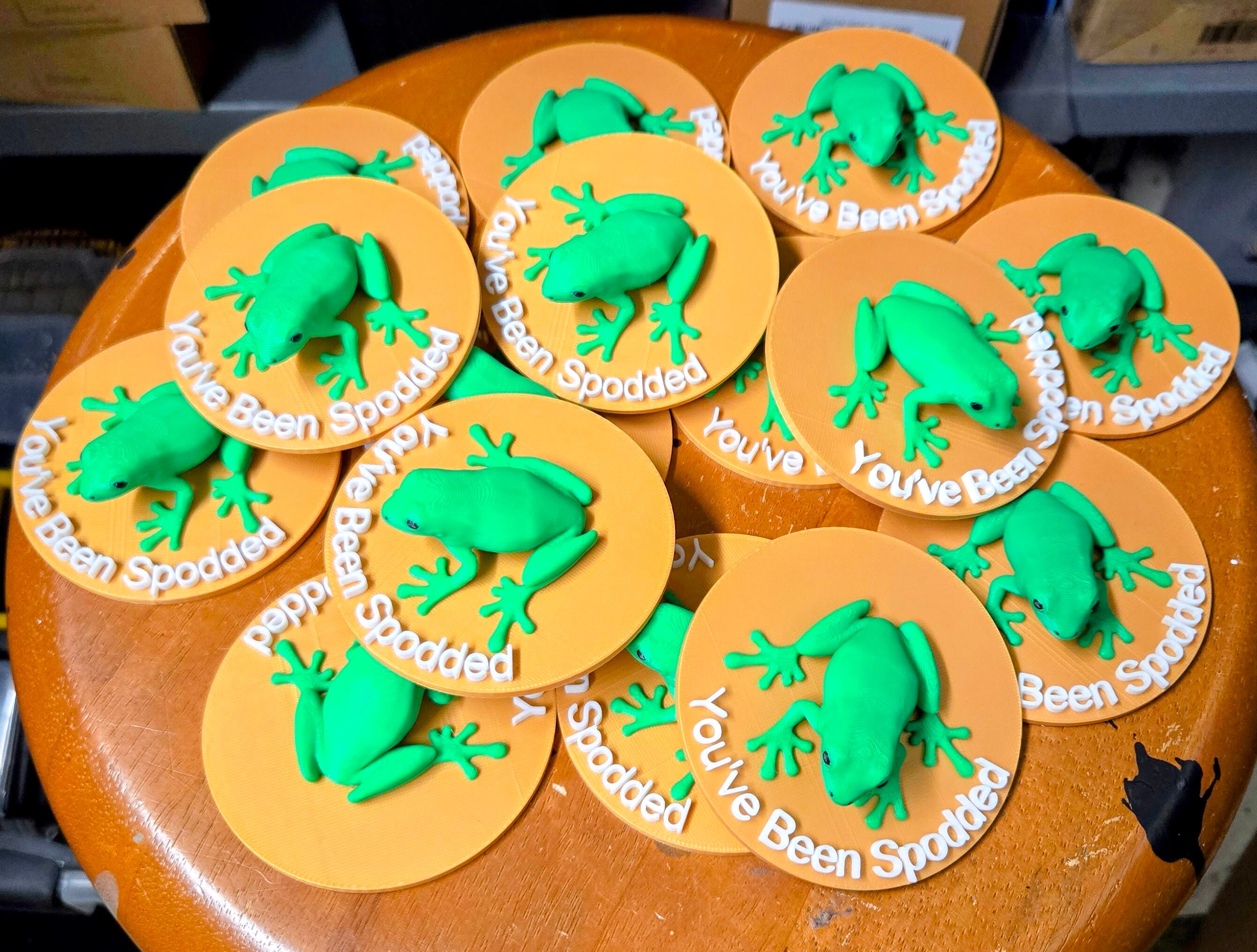 12 Pack R-pod You've Been Spodded Frog - Etsy