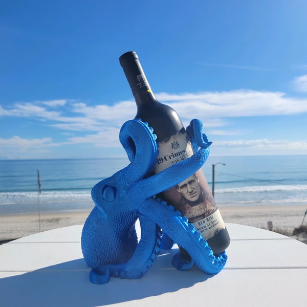 Octopus Wine Bottle - Etsy