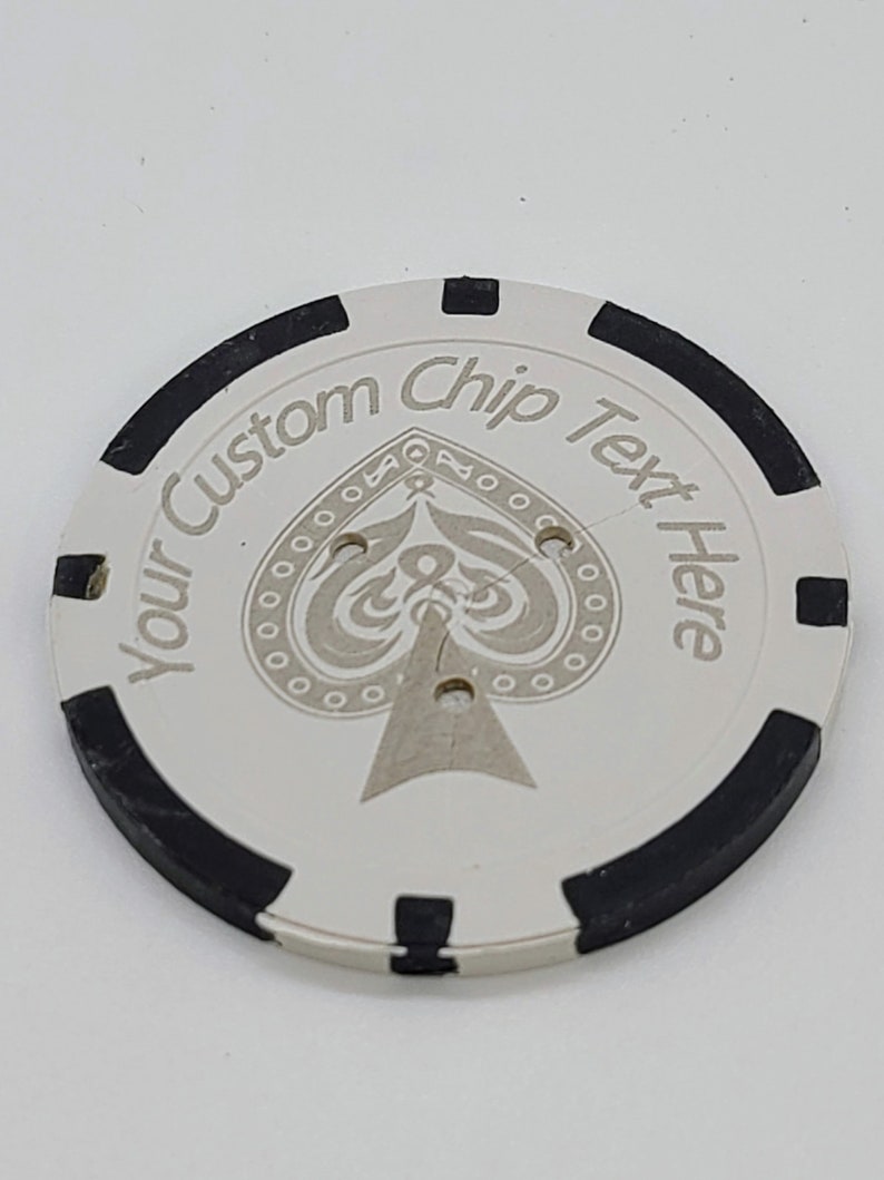 Customizable Poker Chip - Packs of 10 - Etsy