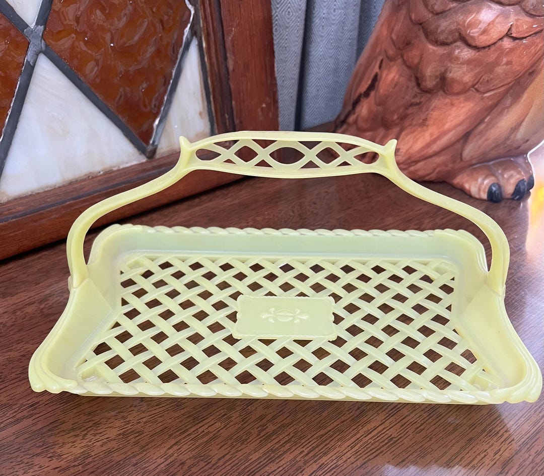 Vintage Tupperware Tuppercraft Basket Weave Caddy - Etsy