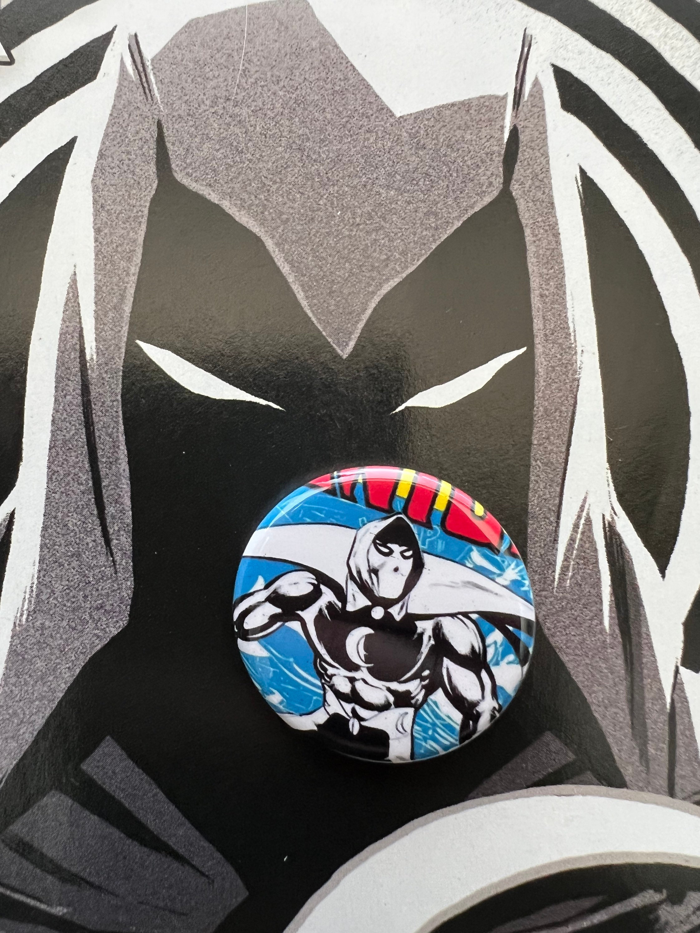 MOON KNIGHT Pins Superhero Button Set of 6 Marvel MCU Disney - Etsy