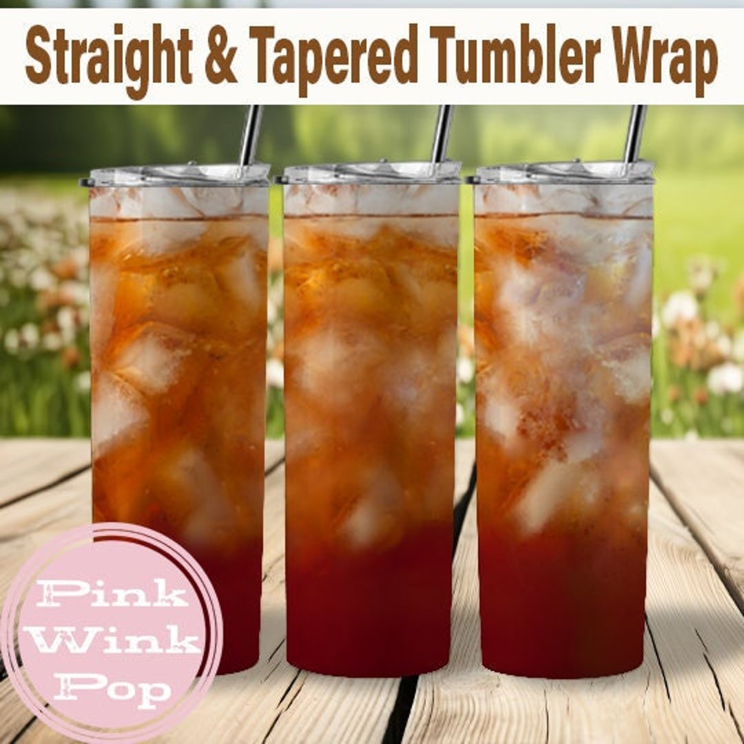 Sweet Tea Tumbler Sublimation Design Wrap, Realistic Design, Instant ...
