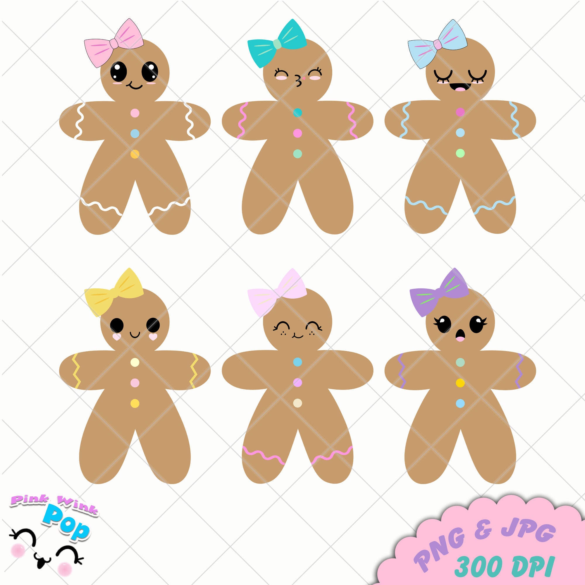 Cartoon Gingerbread Girl