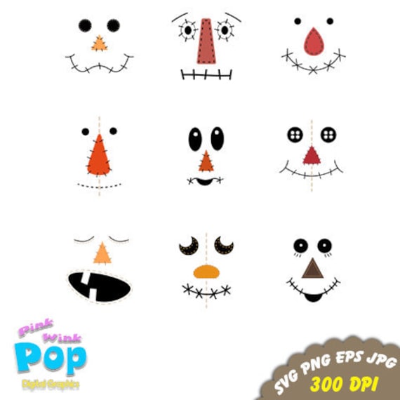Scarecrow Face Clip Art