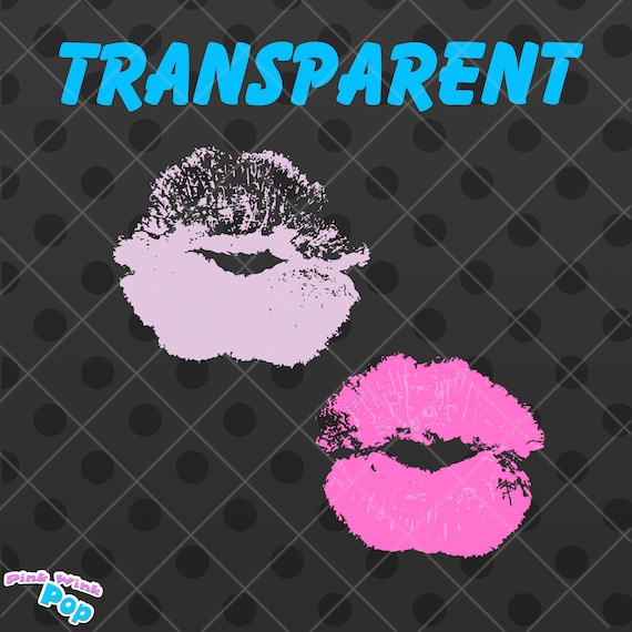 Pink Lipstick Kiss Transparent Png