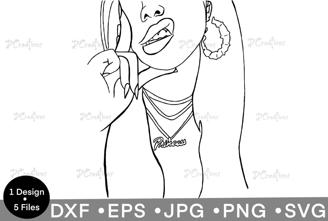 Princess SVG, PNG, JPEG, Eps, Dxf Digital Download - Etsy