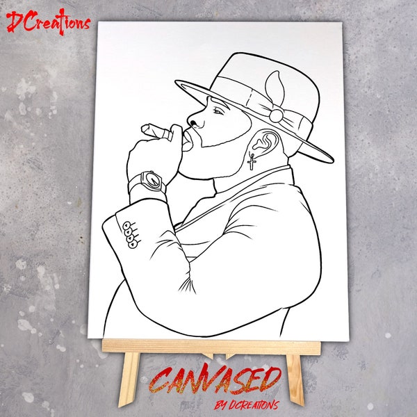 Men Pre Drawn Canvases - Etsy