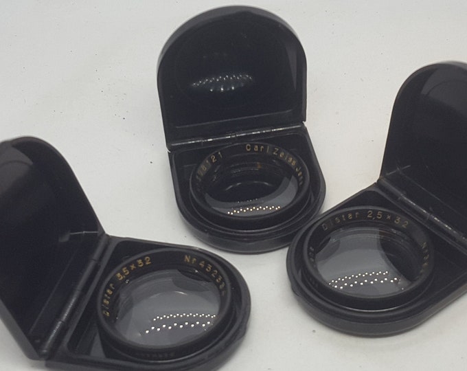 Carl Zeiss Jena Lens Distar Filter Set 2.5x32 3x32 3.5x32 W/ - Etsy