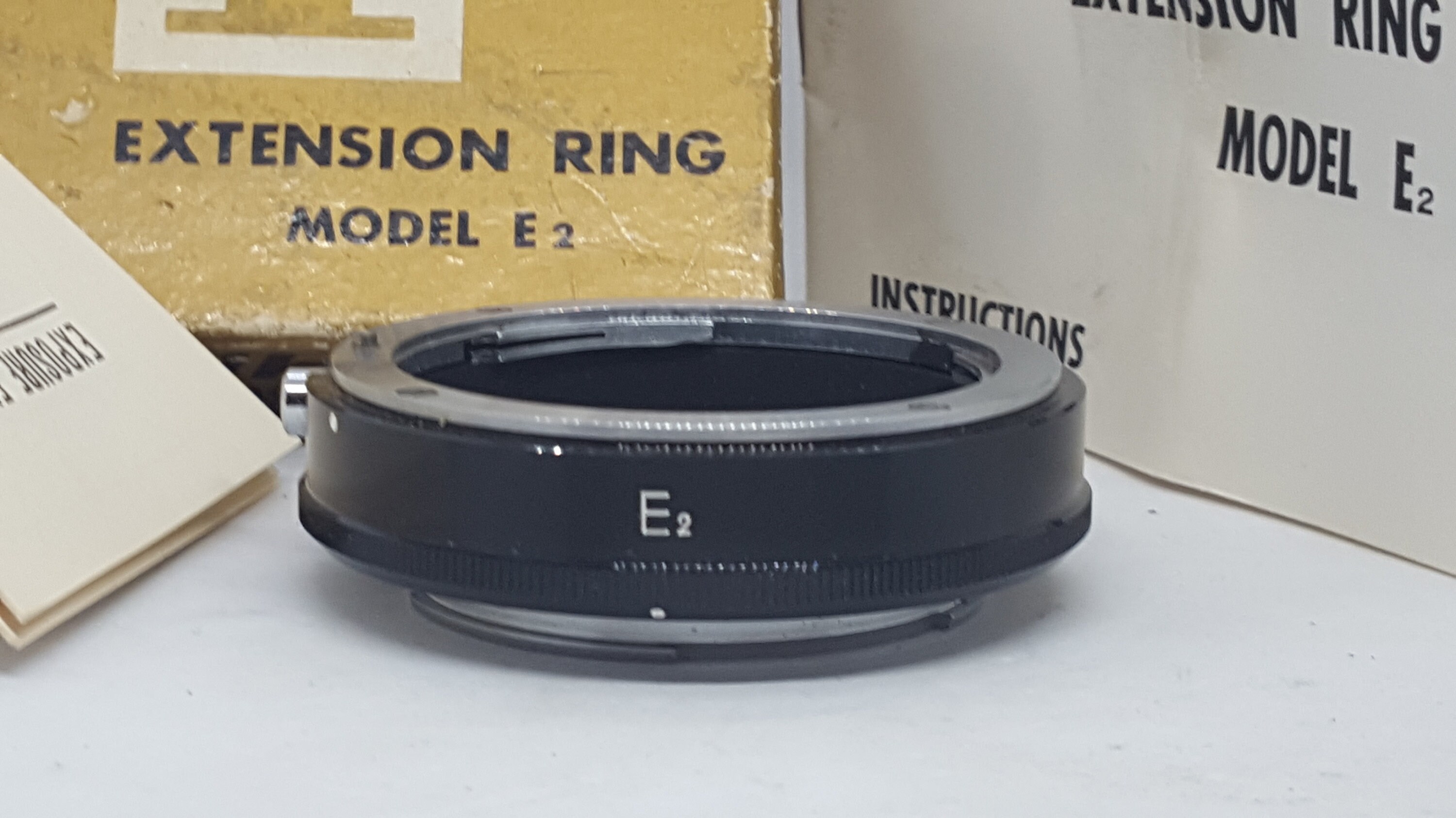 Nikon F Extension Ring Model E2 With Box and Instructions | Etsy