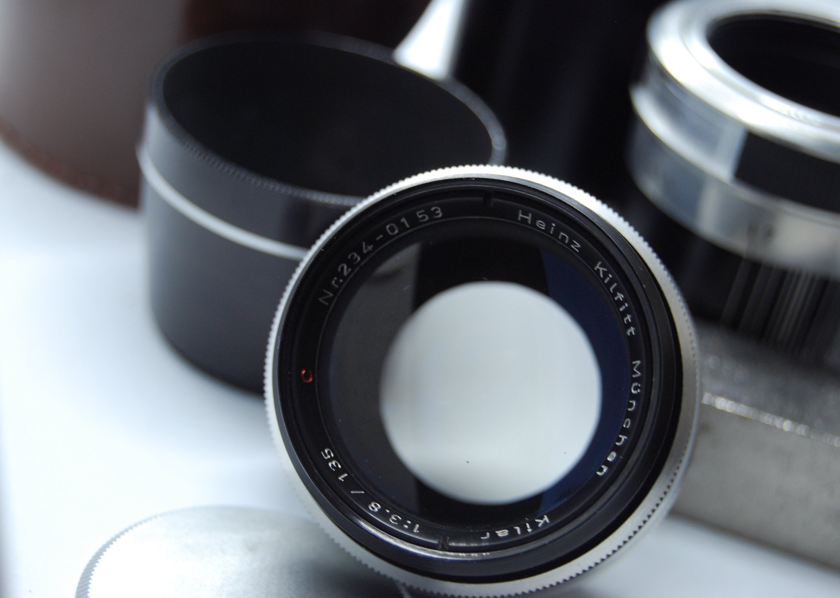Vintage Heinz Kilfitt Munchen Kilar Camera Lens 1:3.8 / 135 135MM C ...