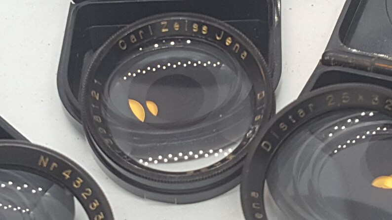 Carl Zeiss Jena Lens Distar Filter Set 2.5x32 3x32 3.5x32 W/ - Etsy