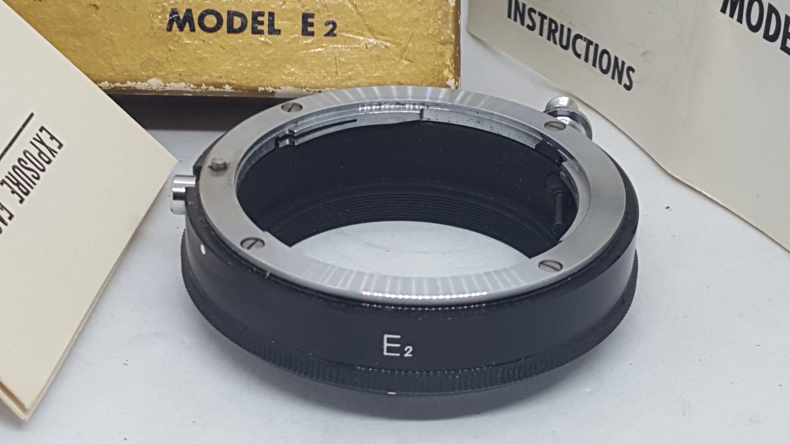 Nikon F Extension Ring Model E2 With Box and Instructions | Etsy