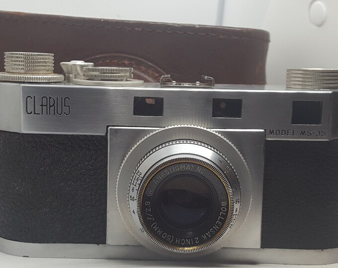 Clarus Model MS-35 American 35mm Rangefinder Camera With a Wollensak ...