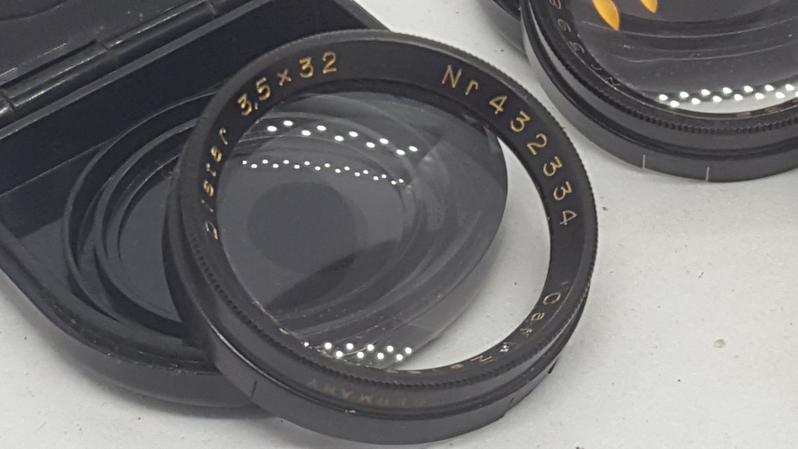 Carl Zeiss Jena Lens Distar Filter Set 2.5x32 3x32 3.5x32 W/ - Etsy
