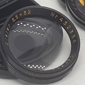 Carl Zeiss Jena Lens Distar Filter Set 2.5x32, 3x32, 3.5x32 W/ Case - Etsy