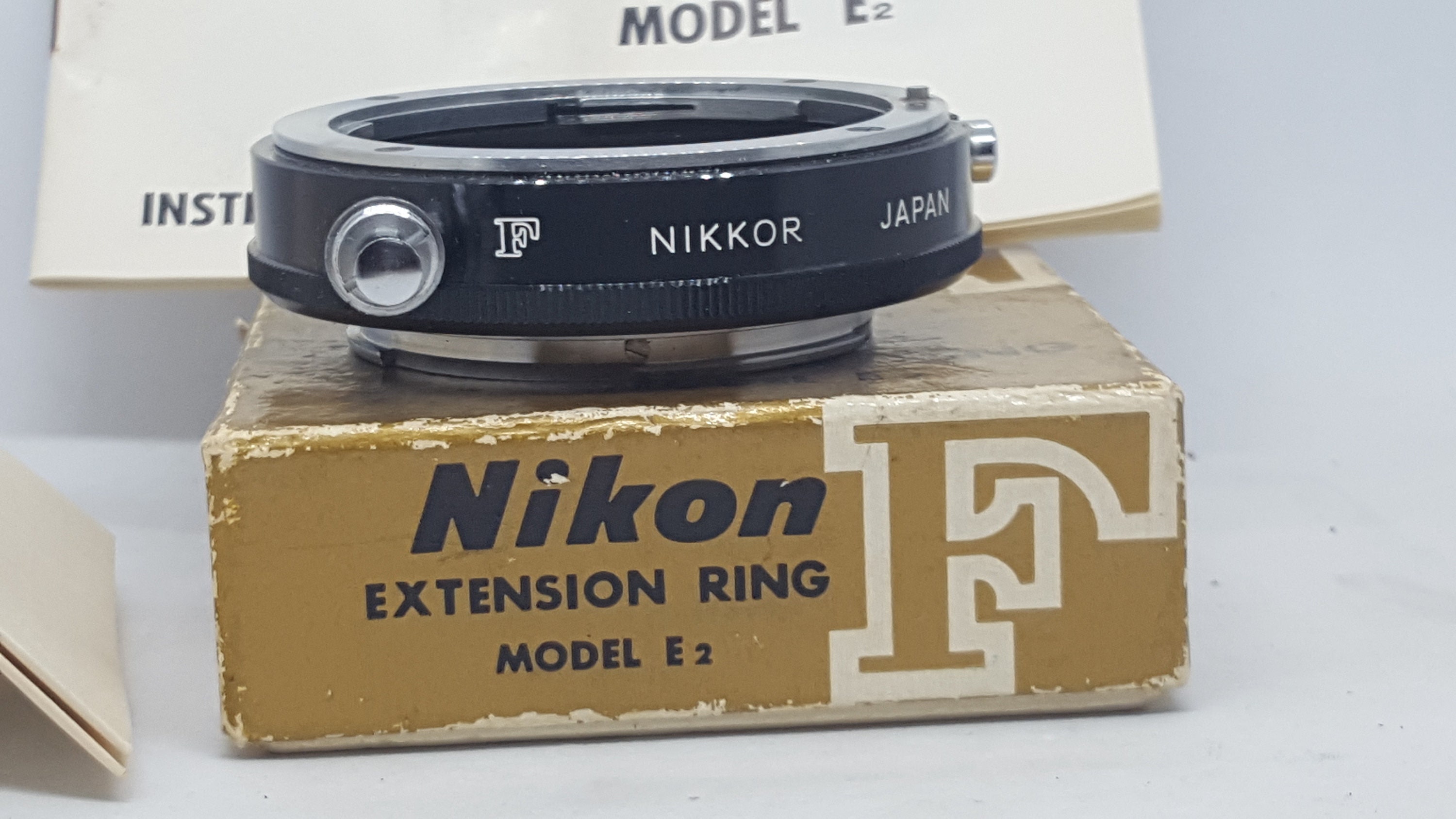 Nikon F Extension Ring Model E2 With Box and Instructions | Etsy