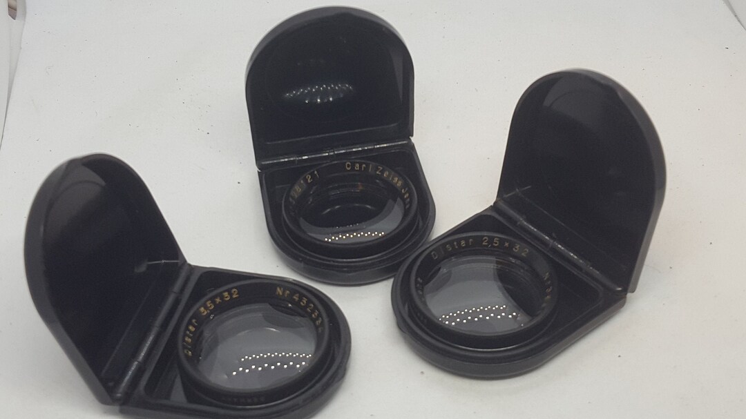 Carl Zeiss Jena Lens Distar Filter Set 2.5x32, 3x32, 3.5x32 W/ Case - Etsy
