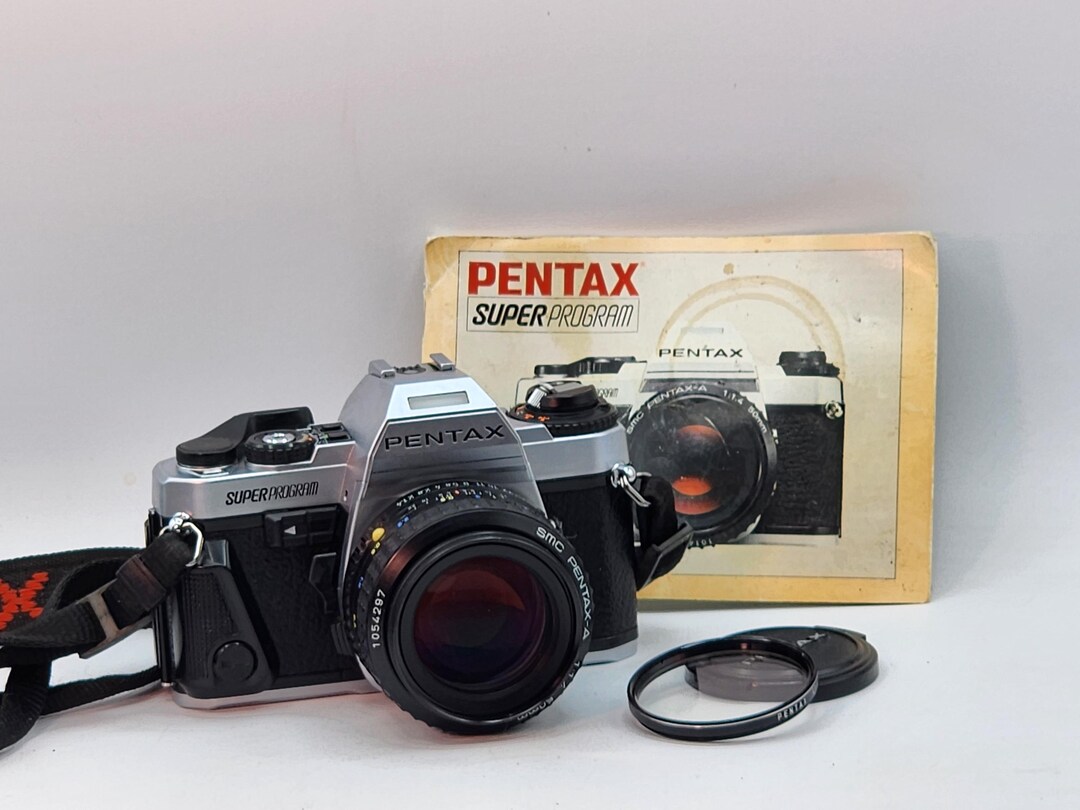Pentax Super Program 35mm SLR Film Camera W/ SMC Pentax-a 50mm F1.4 ...