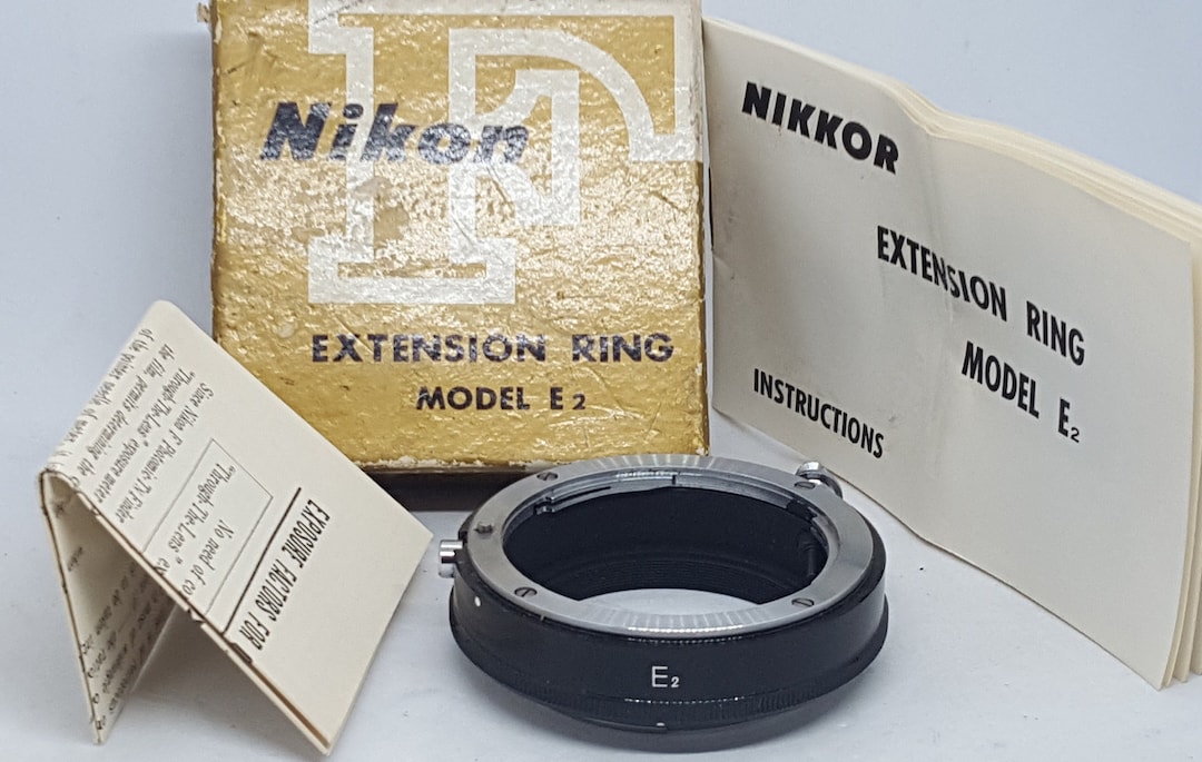 Nikon F Extension Ring Model E2 With Box and Instructions - Etsy