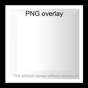 1 Empty White Box Template PNG Digital Overlay Photography - Etsy Canada