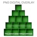 PNG Overlay, 14 Green Empty Cardboard Boxes Template, Christmas Tree ...