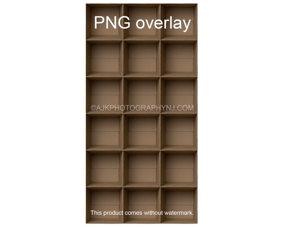 15 Empty Cardboard Boxes Template Class Photo PNG Digital - Etsy