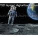 Astronaut Digital Background, One Astronaut in Outer Space Floating ...