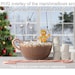 Gingerbread Man Losing Head in Bowl of Hot Chocolate and Marshmallows ...