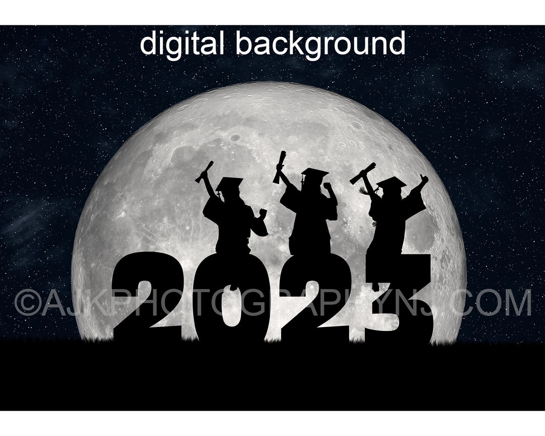 2023 Graduation Digital Background, 2023 Silhouette Digital Backdrop - Etsy