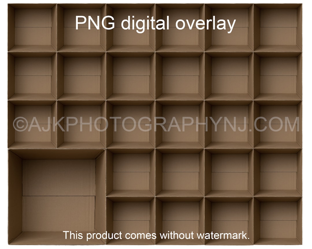 27 Empty Cardboard Boxes Template, 26 Students and 1 Teacher, Class ...