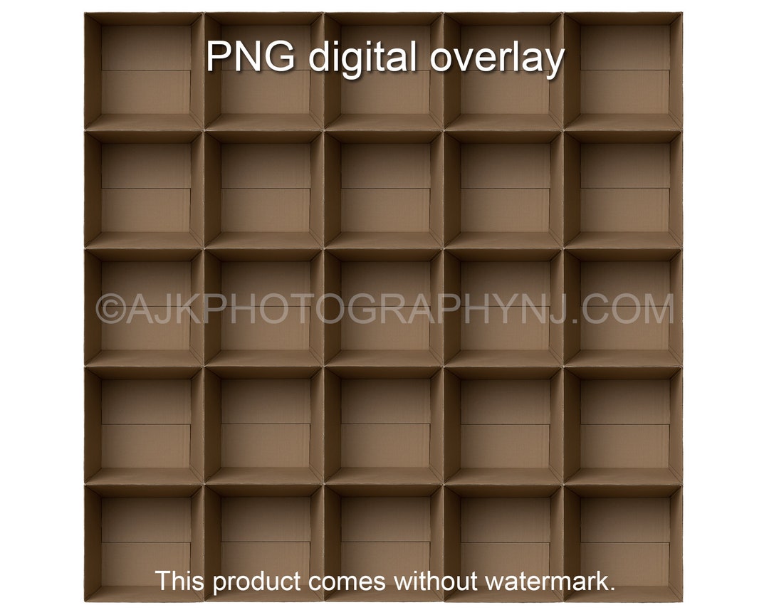 25 Empty Cardboard Boxes Template, Class Photo, Digital Background - Etsy