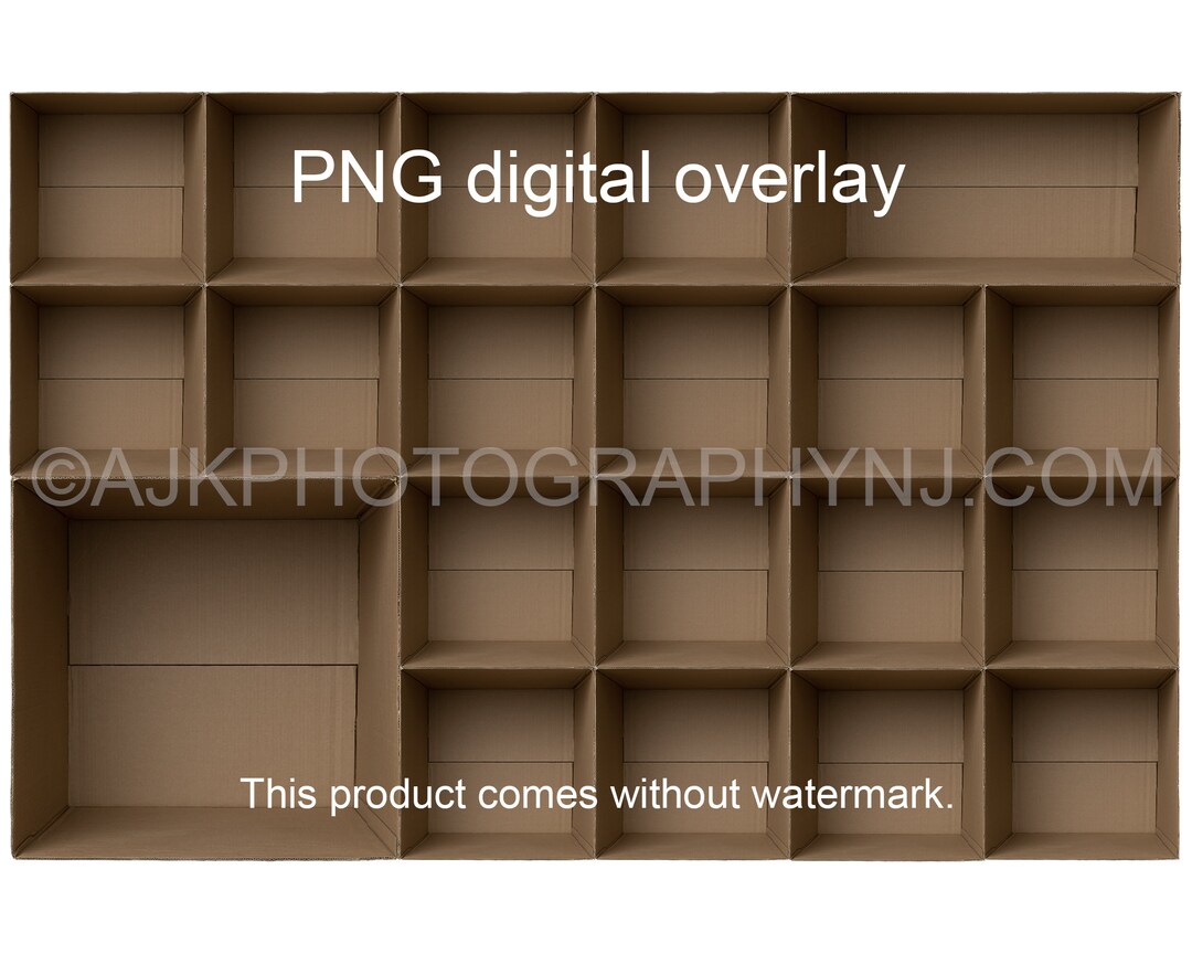 20 Empty Cardboard Boxes Template, 18 Students, 1 Teacher, 1 Long Box ...