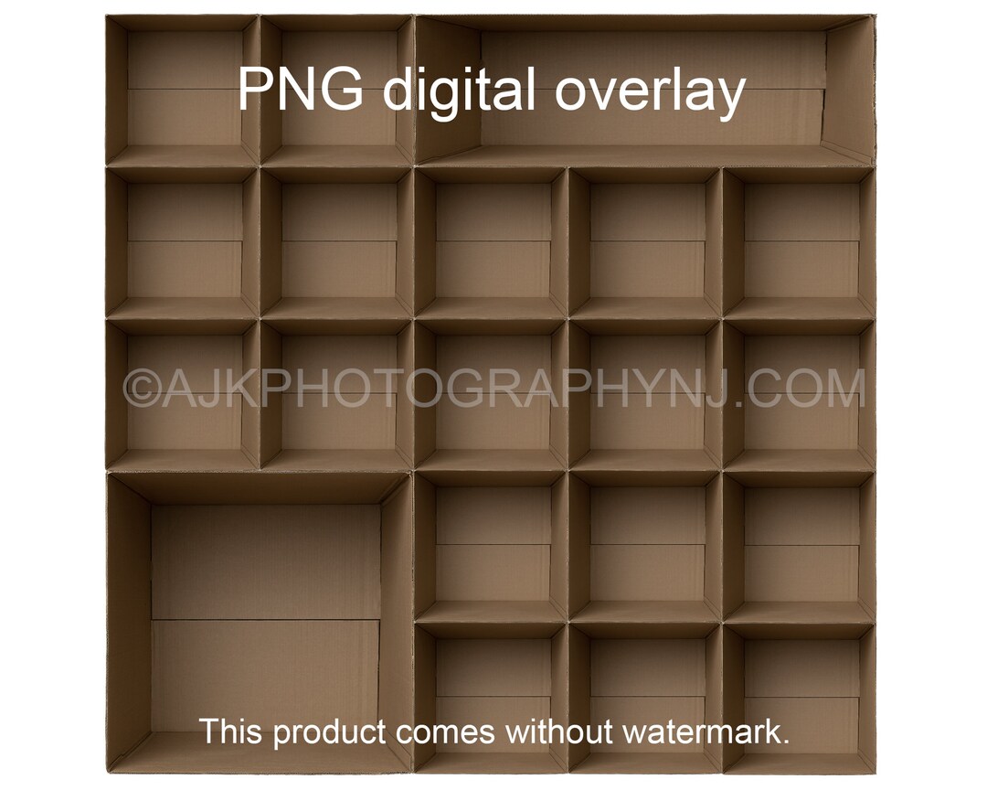 20 Empty Cardboard Boxes Template, 18 Students, 1 Teacher, 1 Long Box ...