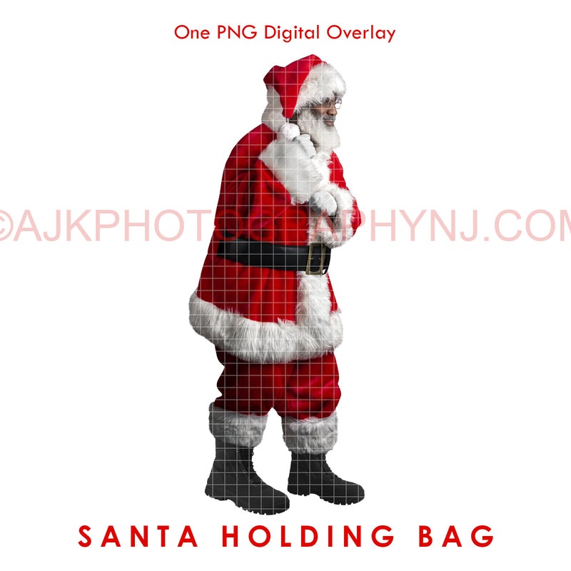 Santa Overlays - Etsy