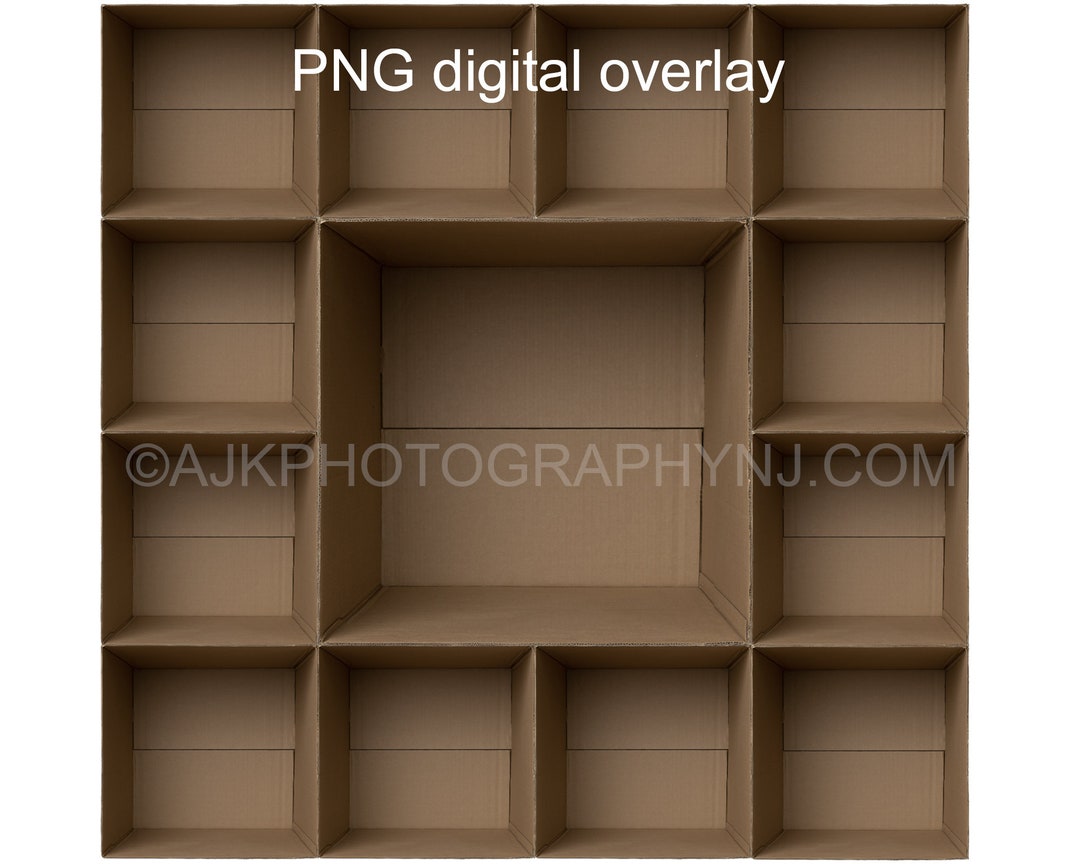 13 Empty Cardboard Boxes Template, Inside the Box, 12 Students and 1 ...