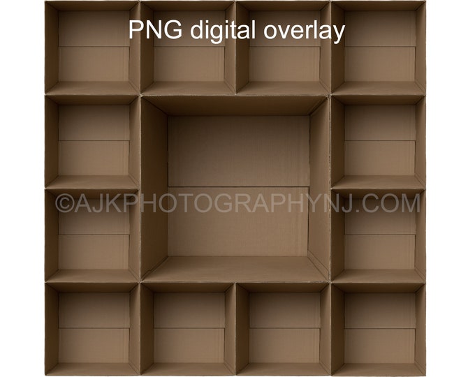 13 Empty Cardboard Boxes Template Inside the Box 12 Students - Etsy