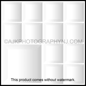 13 Empty White Boxes Template, Inside the Box, 12 Students and 1 ...