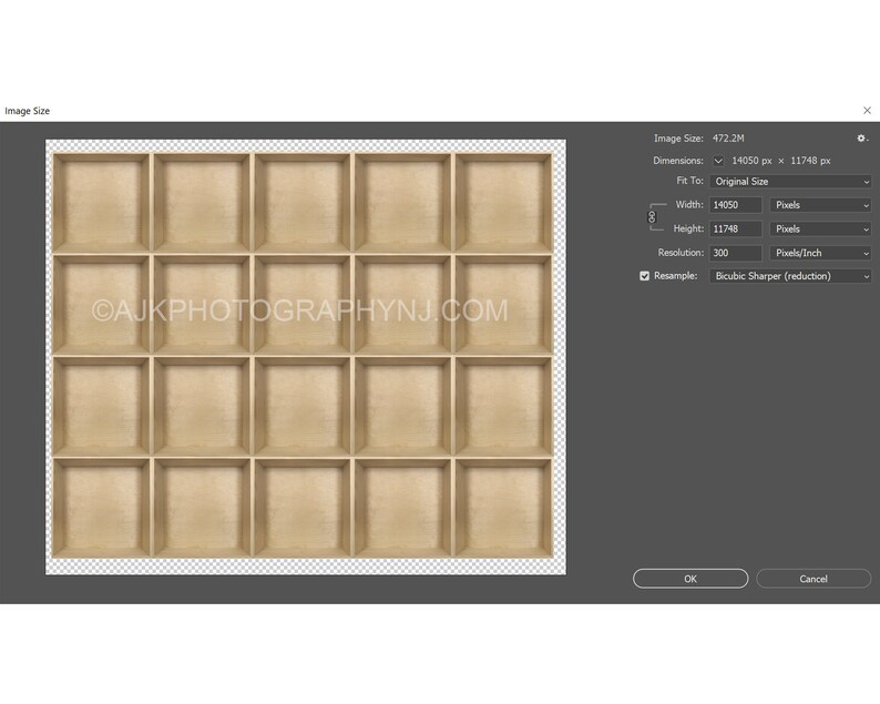 20 empty wood boxes template class photo template 5x4 PNG | Etsy