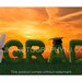 Graduation Digital Background, Giant Bush Letters Spelling GRAD in ...