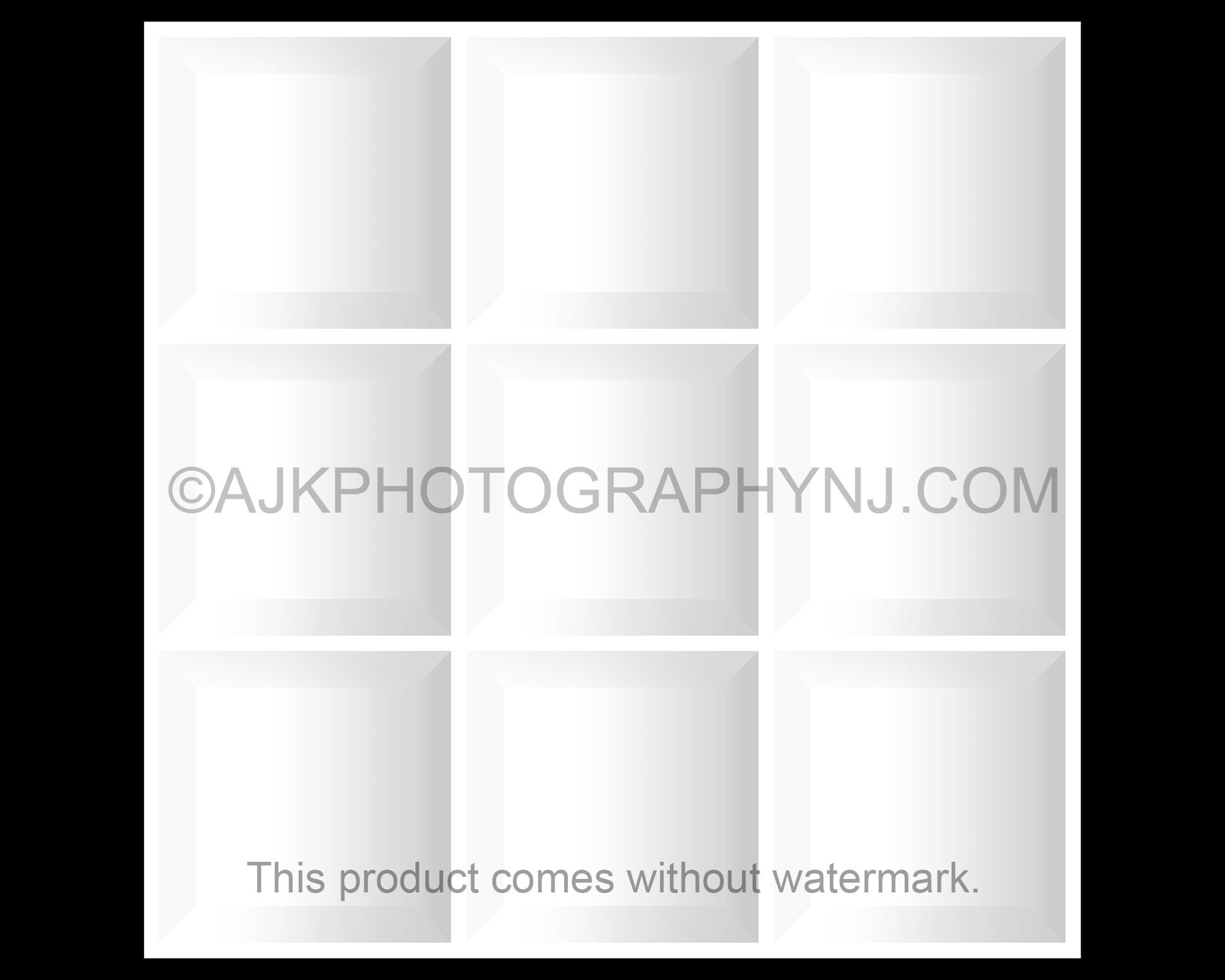 9 Empty White Boxes Template Inside the Box Class Photo PNG - Etsy