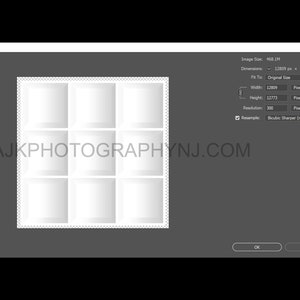 9 Empty White Boxes Template, Inside the Box, Class Photo, PNG Digital ...
