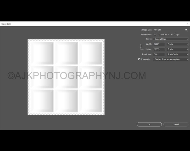 9 Empty White Boxes Template Inside the Box Class Photo PNG | Etsy