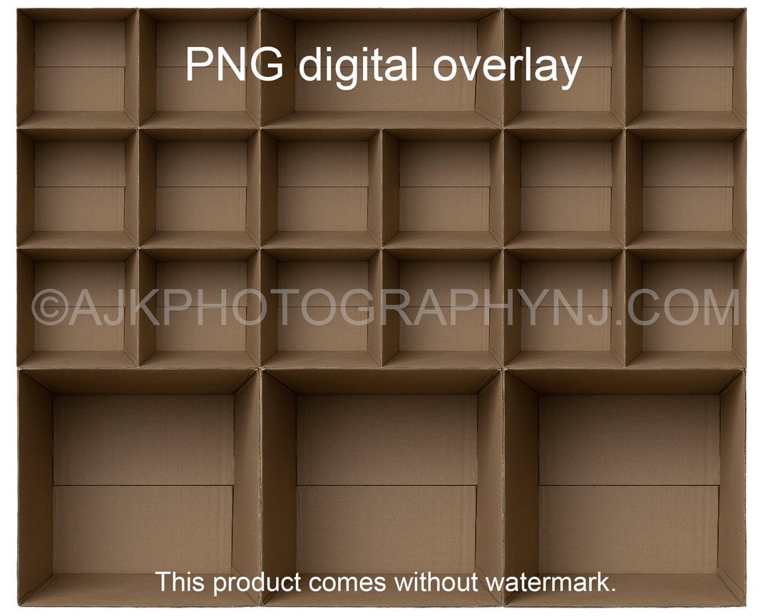 20 Empty Cardboard Boxes Template, 17 Students and 3 Teachers, Class ...
